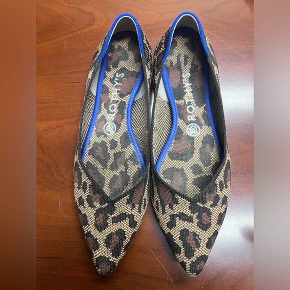 Rothy's | Shoes | Rothys Leopard Print Pointed Toe Flats | Poshmark